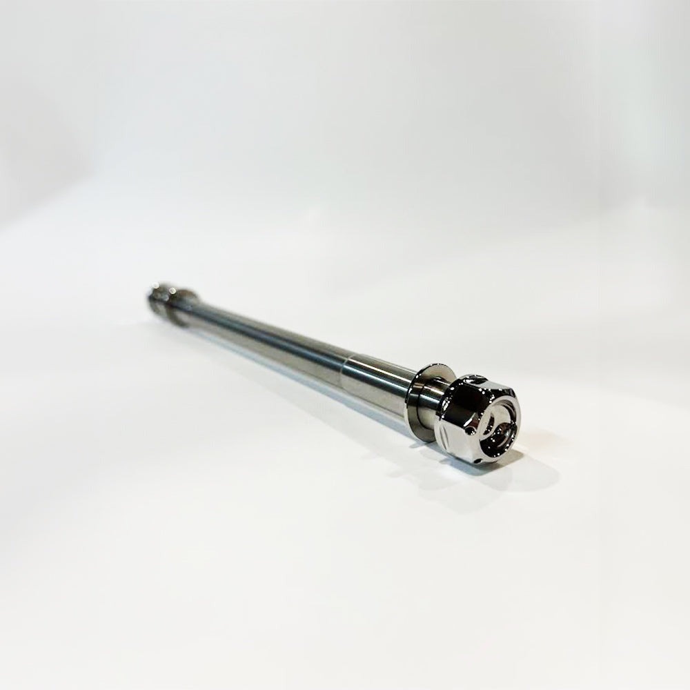 Polished Swingarm Pivot Tube Bolt Complete